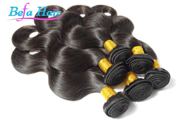 Natural Black 8" / 12" Grade 6A Virgin Hair , Body Wave Brazilian Virgin Hair