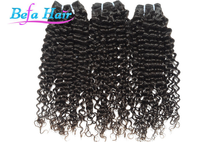 Schönheit 20" Spiralen-Locken-indisches Jungfrau-Menschenhaar-helle rote/natürliche schwarzes Haar-Erweiterungen