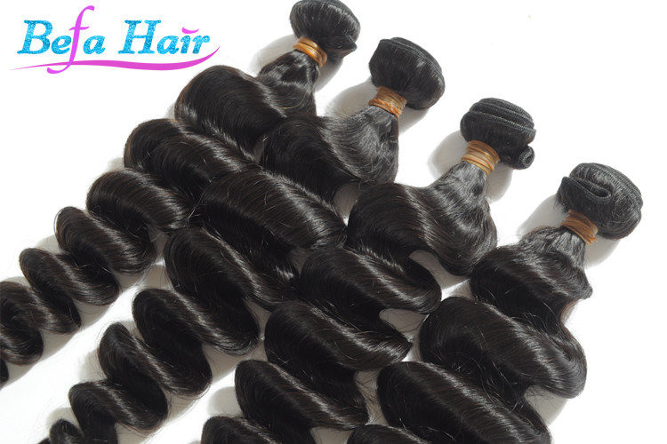 2" 14" 16" Tangle Free Malaysian Loose Wave Virgin Hair With Full Cuticle Intact