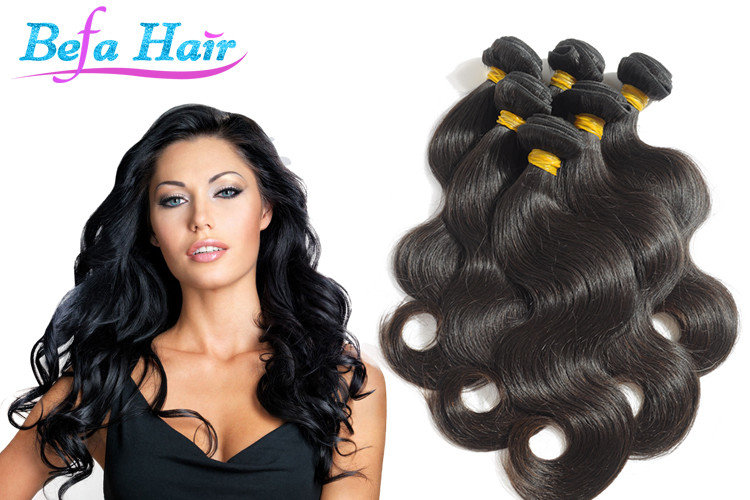 Kundengebundenes 20 Zoll bunte Ombre-Haar-Erweiterungs-peruanisches Körper-Wellen-Jungfrau-Haar