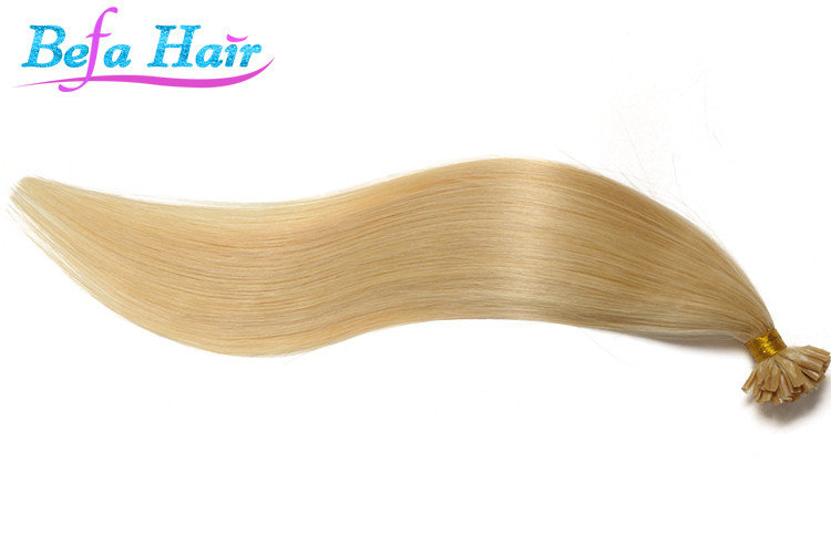 Der Jungfrau-U blonde/hellbraune Haar-Erweiterungen Spitzen-der Asche100% ohne Chemiefasergewebe