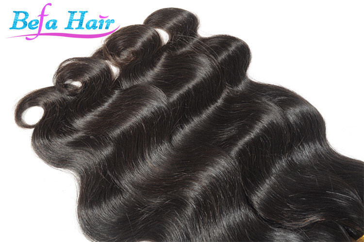 Le volume humide et onduleux 3.3oz - 3.5oz/pcs de vague indienne de corps de Vierge pure d'armure de cheveux