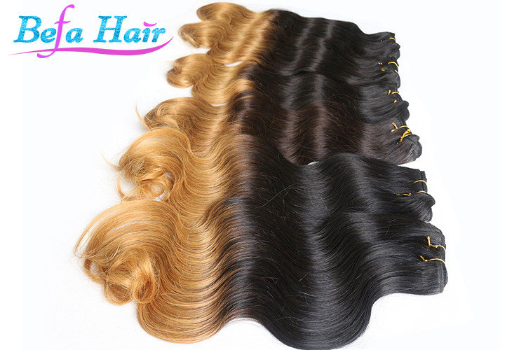 Tangle Free Brazilian 20-22 inch Ombre Remy Hair Extensions For Dream Girl