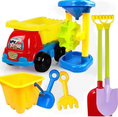 China 2020 Hot Sale Outdoor Sandbeach Toys Bucket Shovel Toddler Kids Children Beach Sand Toy Set Kids Plastic Beach Toys supplier