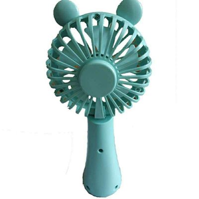High quality handheld fans MIni Fan Electronic Usb Student Blue Pink ABS Plastic Anamal Appearance Fan For Children supplier