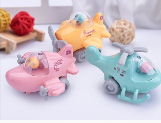 2019 Good quality Hands Pushing  inertia toy car  inertia toy helicopter Inertia Vehicle Diy toys for Kids children girl supplier