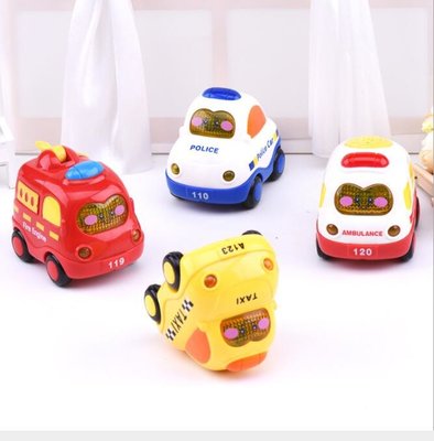 Hot sale Hands Pushing tuck inertia toy car inertia toy  helicopter crane Inertia Police Vehicle fire engine for kid supplier