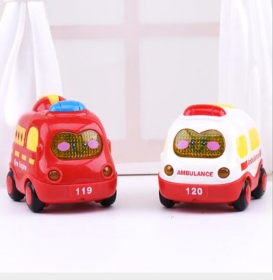 Hot sale Hands Pushing tuck inertia toy car inertia toy  helicopter crane Inertia Police Vehicle fire engine for kid supplier
