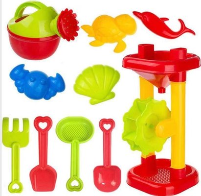 2020 Hot Sale Outdoor Sandbeach Toys Bucket Shovel Toddler Kids Children Beach Sand Toy Set Kids Plastic Beach Toys supplier