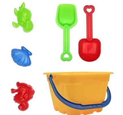 2020 Hot Sale Outdoor Sandbeach Toys Bucket Shovel Toddler Kids Children Beach Sand Toy Set Kids Plastic Beach Toys supplier