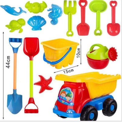 2020 Hot Sale Outdoor Sandbeach Toys Bucket Shovel Toddler Kids Children Beach Sand Toy Set Kids Plastic Beach Toys supplier
