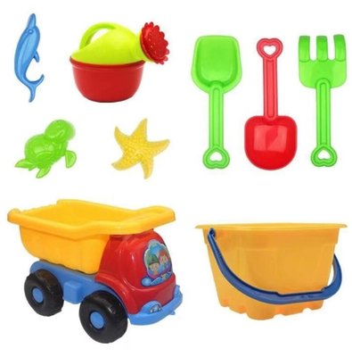 2020 Hot Sale Outdoor Sandbeach Toys Bucket Shovel Toddler Kids Children Beach Sand Toy Set Kids Plastic Beach Toys supplier