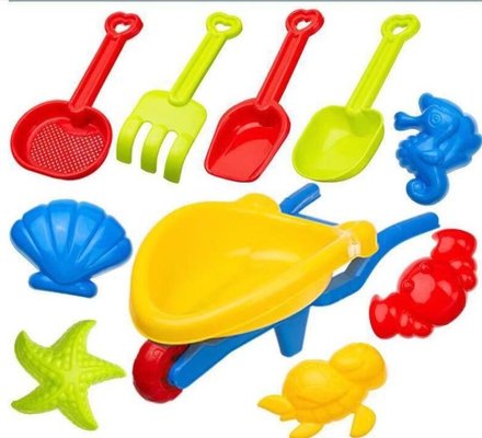 2020 Hot Sale Outdoor Sandbeach Toys Bucket Shovel Toddler Kids Children Beach Sand Toy Set Kids Plastic Beach Toys supplier