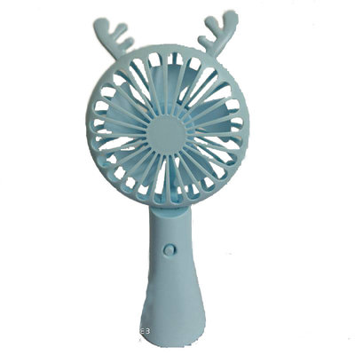 High quality handheld fans MIni Fan Electronic Usb Student Blue Pink ABS Plastic Anamal Appearance Fan For Children supplier