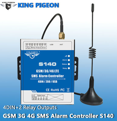 S140 GSM 3G 4G Remote Controller Alarm(4DIN+2DO+USB)
