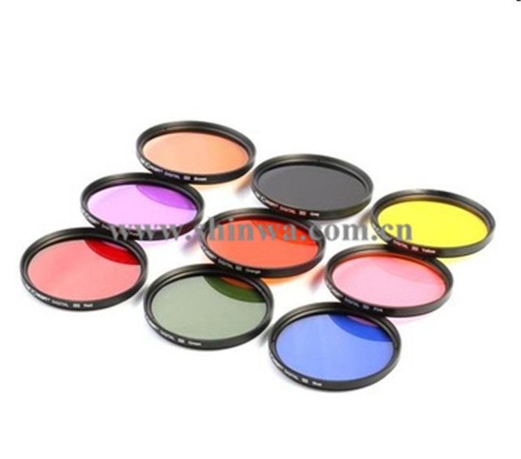 High quality Camera UV Filter colorful uv filter red bule and golden colors