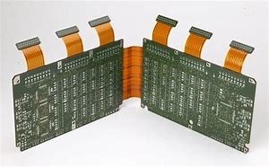 Multilayer 4layer Rigid Flex PCB with Black Soldermask Flex Rigid PCB Manufacturer