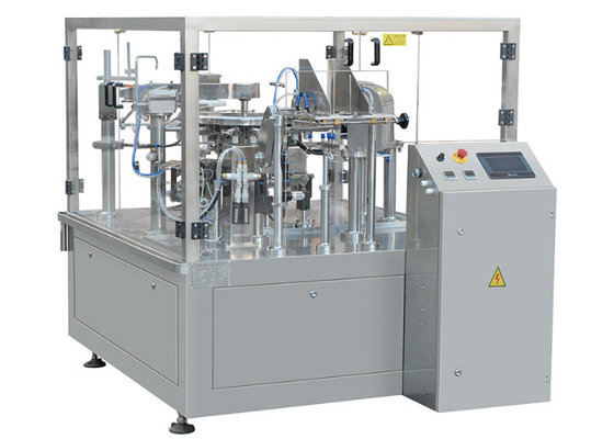Preformed Bag Waterproof Premade Pouch Machine 1.5Kw Power Soy Sauce / Rice Vinegar