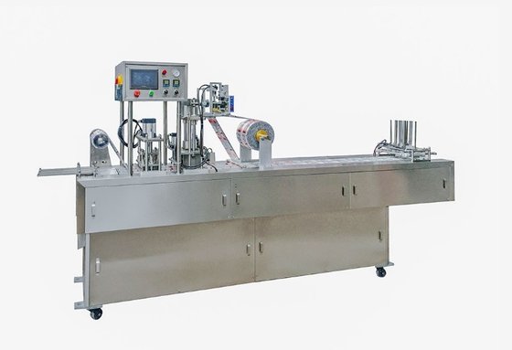 Half Pneumatic Automatic Vacuum Packing Machine 1500piece / H Packaging Speed