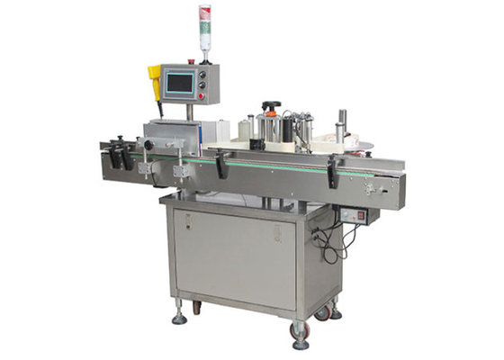 Round Shape High Speed Labeler Stainless Frame With Touch Screen Control System