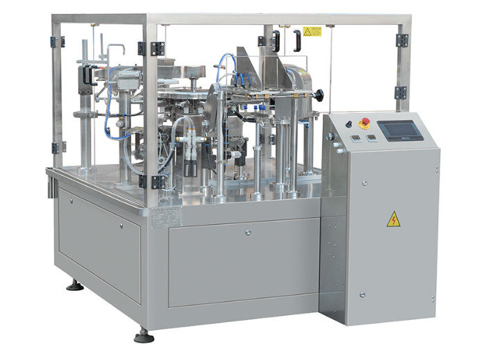 Preformed Bag Waterproof Premade Pouch Machine 1.5Kw Power Soy Sauce / Rice Vinegar
