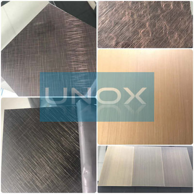 304 Bronze Hairline Stainless Steel Plate Expert-Copper Plating Stainless Steel Decor Sheets