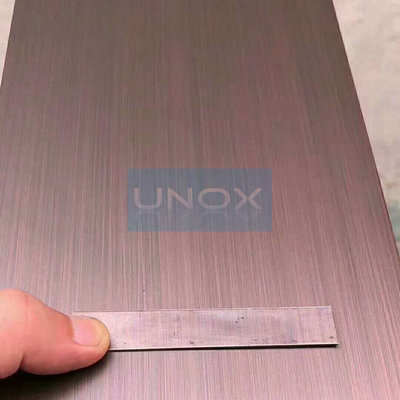SUS304 Hairline Bronze Stainless Steel Sheet ,PVD Color Decoration Sheets 1250mm 1500mm Copper, Brass, Bronze