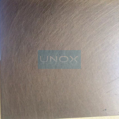 SUS304 Bronze Hairline Finish Stainless Steel Sheet 4x8  4x10  600MM/ SS 304 Sheet 0.3MM - 3 MM