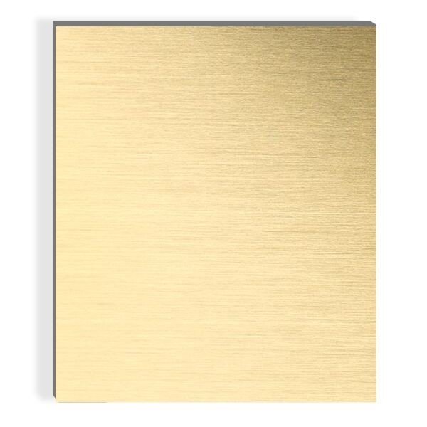 ASTM AISI304 Hairline Finish Color Coated Stainless Steel Sheet Anti Finger Print Decoration Color Sheet