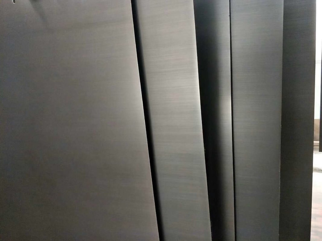 ASTM A240 SUS304 Bronze Hairline 316 Colored Hairline Sheets Stainless Steel Sheets