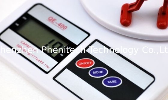 Protable White Electronic Kitchen Scale KS - 803 Kitchen Digital Weighing Scale