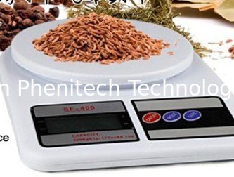 5kg Balance Stainless Steel Electronic Kitchen Scale With Glass Platform