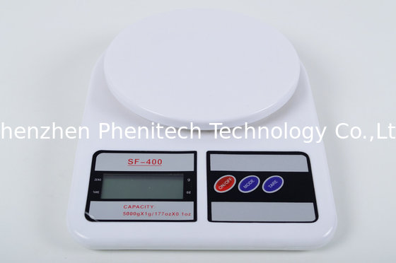 5kg Balance Stainless Steel Electronic Kitchen Scale With Glass Platform