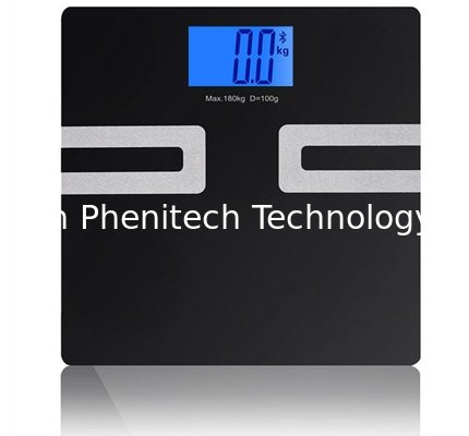 Mini Size Black Weight And Body Fat Scale Bluetooth Electronic
