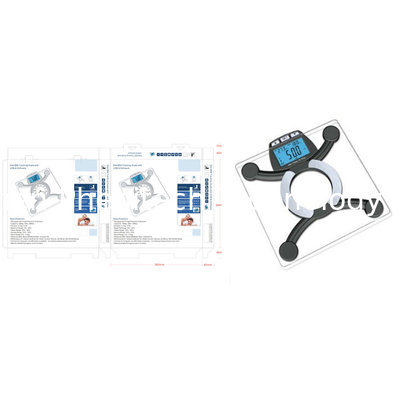 Light Weight Bathroom Bluetooth Body Fat Scale High Accurate