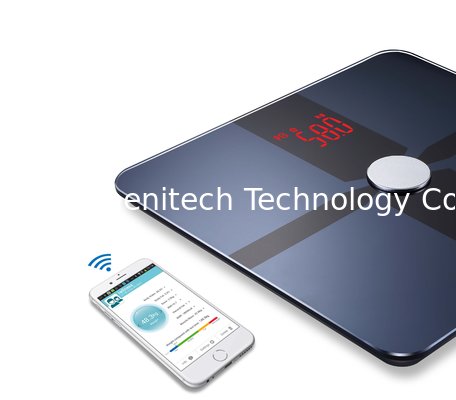 High Precision Bluetooth Digital Body Fat Scale With 4 Sensors