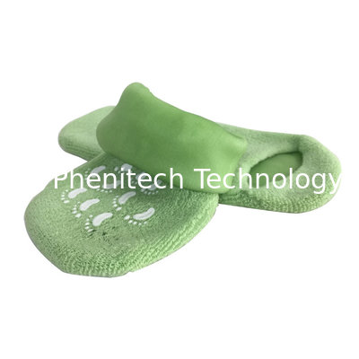 Cotton Polyester Spandex Moisturizing Gel Socks Pink Blue Red