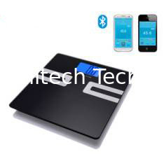 LCD Display Bluetooth Body Fat Scale 6 Mm Tempered Safety Glass