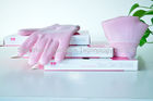 Anti - Aging Natural Pink Moisturizing Gel Gloves ,  Personal Hydrating Gel Gloves