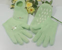 Green Natural Cotton Moisturizing Gel Socks / Gloves for Beauty Women