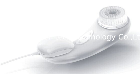 Fashion White Sonic Skin Cleaning Brush Electric With Wireless Charging