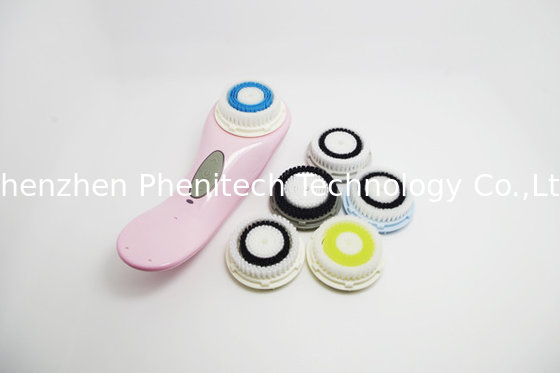 Electric Rotating Facial Cleansing Brush For Face , Face Exfoliator Brush