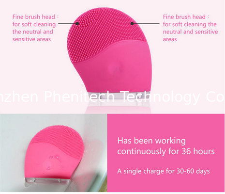 Comfortable Flexibile Electric Facial Clean Brush Exfoliating Face Brush