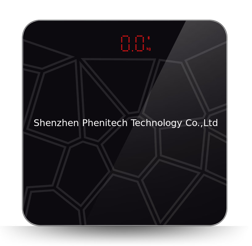 Electronic precision body fat bathroom bluetooth scale with CE approval
