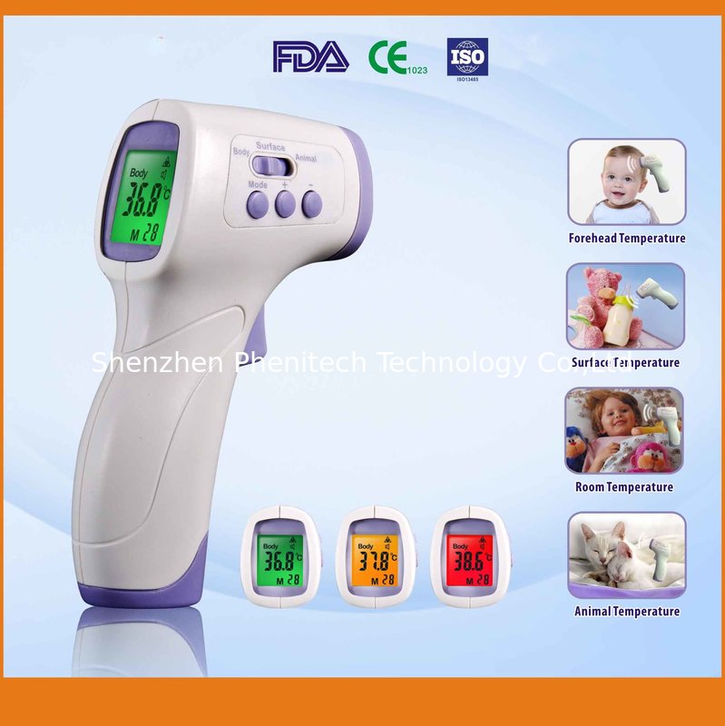 Medical Non-contact Infrared and Ear LCD flexible waterproof baby thermometer digital