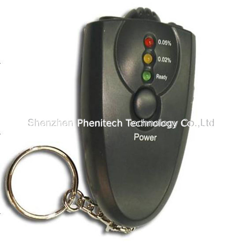 Keychain Breathalyzer Digital Breath Alcohol Tester with Torch Function