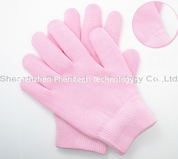 Ladies Cotton Moisturizing Gel Gloves with SGS , MSDS Testing Reports