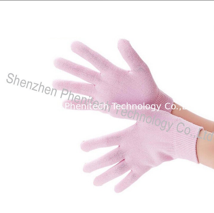 OEM Personal Washable 90% Cotton Gel Spa Gloves For Moisturizing Hands
