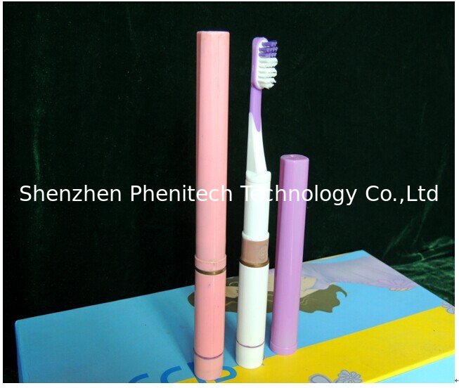 Battery Operated Sonic Travel Electric Toothbrush For Kids , Pocket Toothbrush
