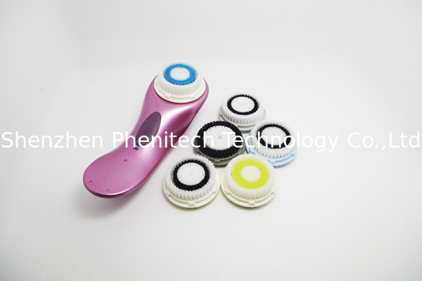 Rechargeable Electric Facial Cleansing Brush Sonic Facial Brush For Ladies
